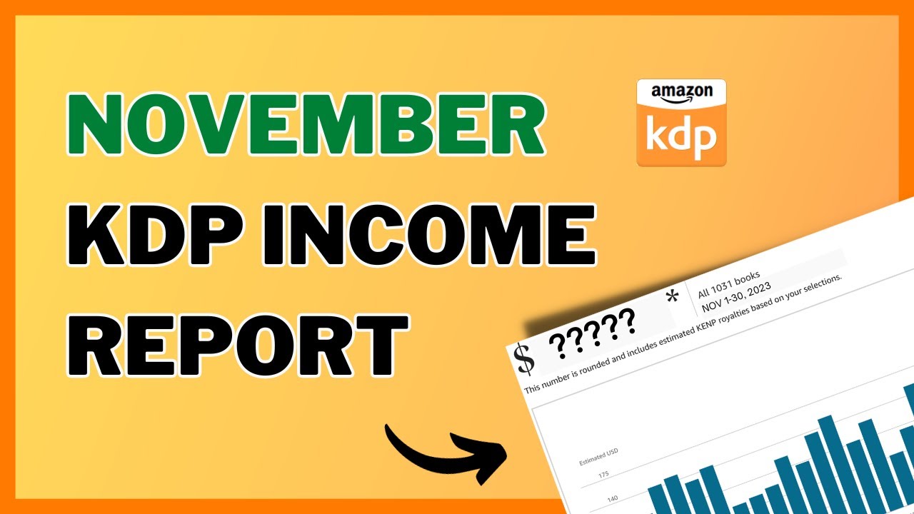 Amazon KDP Income Report | How Much I Made In November 2023 - YouTube