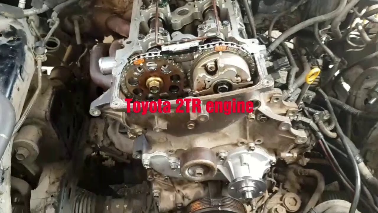 2TR-FE Toyota Prado engine rebuilding P4(external components assembly ...
