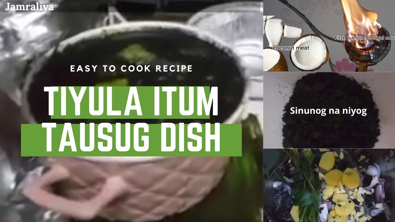 How to Cook Tiyula' Itum || Black Soup || Tausug Dish - YouTube
