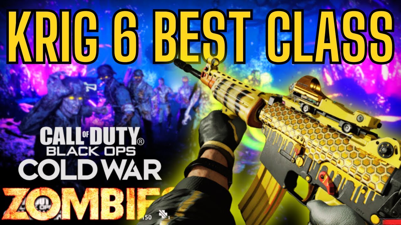 Krig 6's BEST CLASS in Call of Duty Zombies Cold War - YouTube