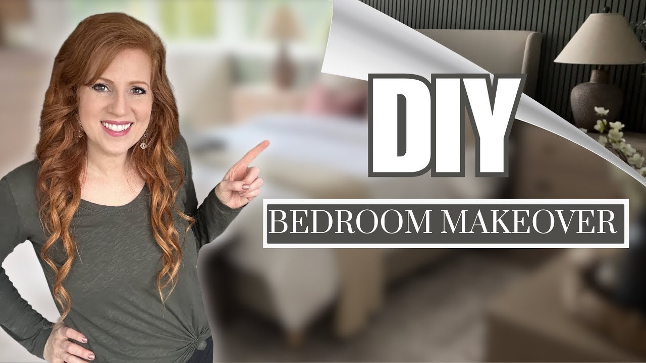 COMPLETE BEDROOM MAKEOVER ON A BUDGET• START TO FINISH - YouTube