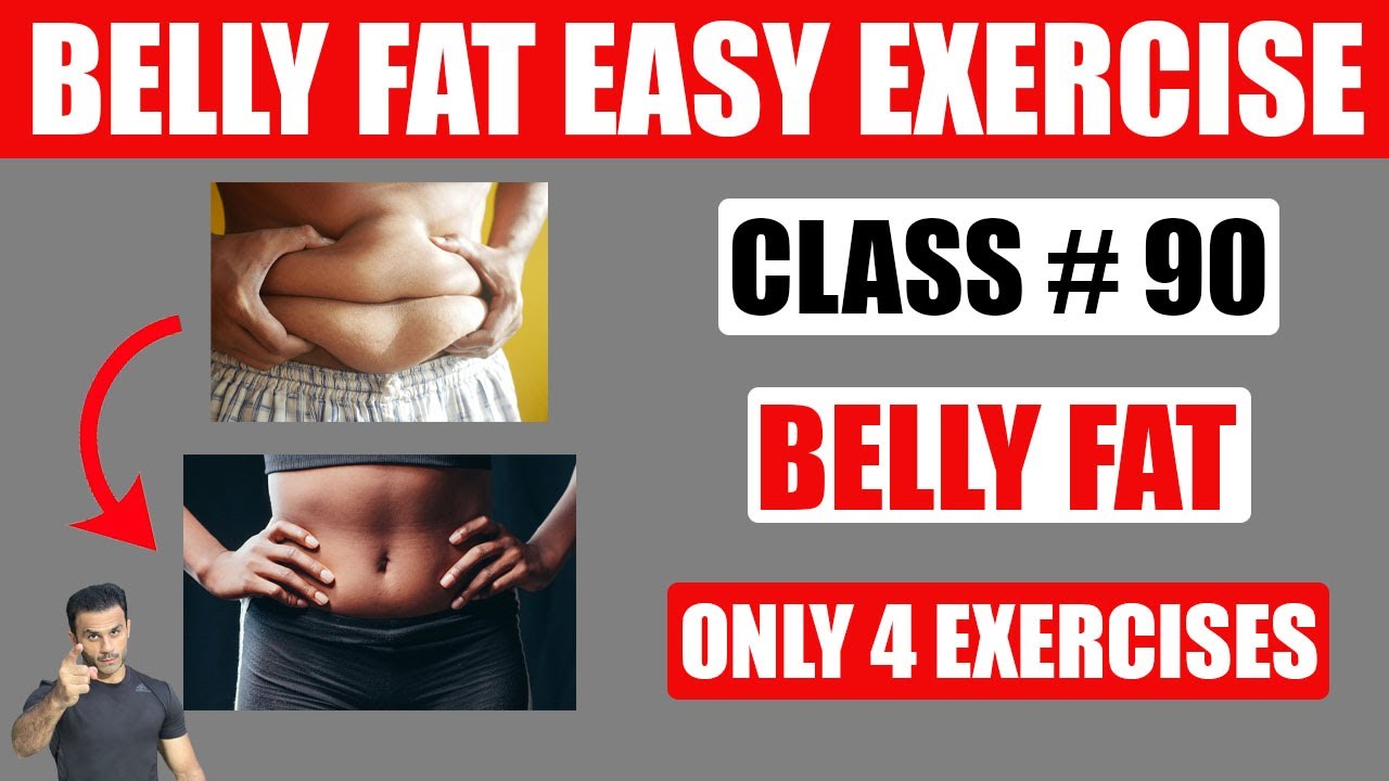 Belly Fat Easy Exercise At Home | Belly Fat Workout For Men | Lower ...