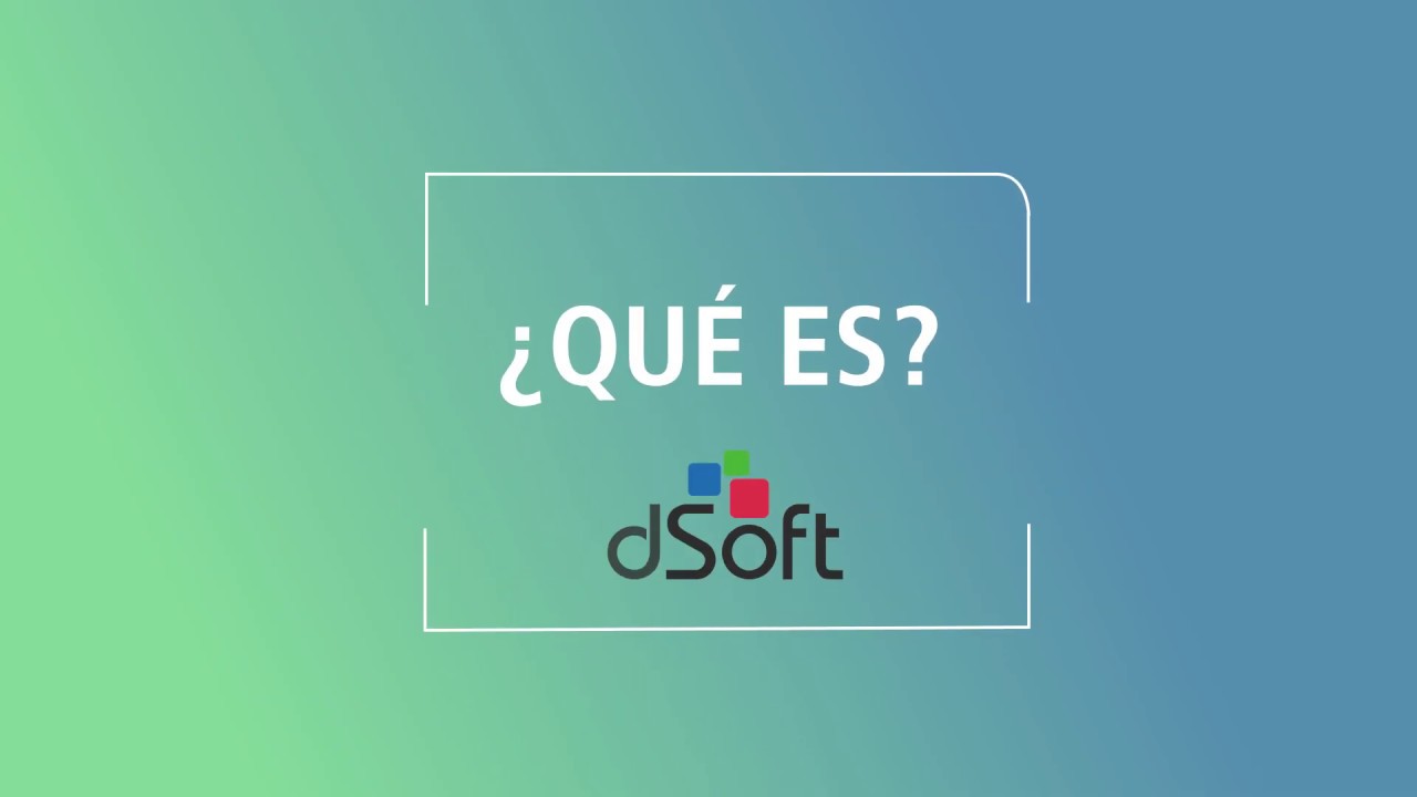 dSoft: Software contable y administrativo en México - YouTube