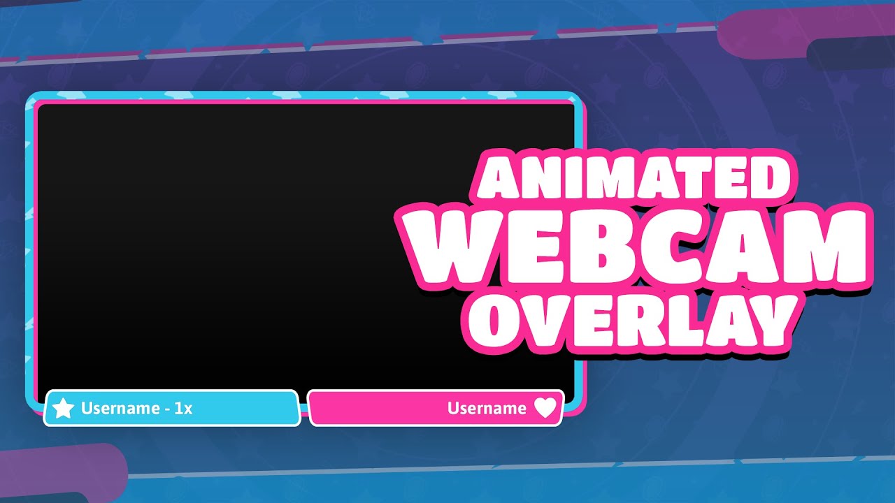 FREE animated Fall Guys Twitch Webcam Overlay for Streamers (Download ...