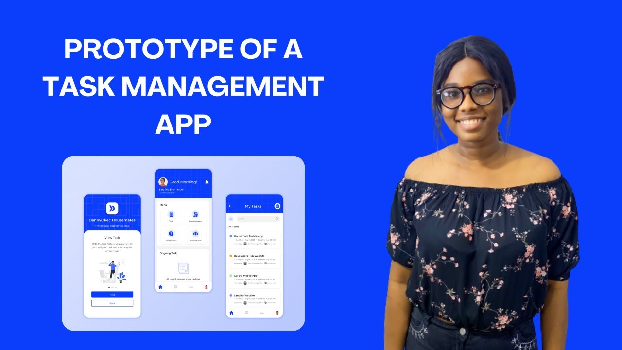 Prototype of a Task Management App on Figma (2023) - YouTube