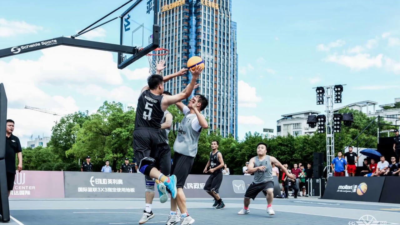FIBA 3X3 basketball court - YouTube