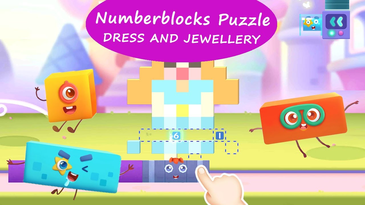 Baby Panda's Block World - Numberblocks Puzzle #5 - DRESS AND JEWELLERY ...
