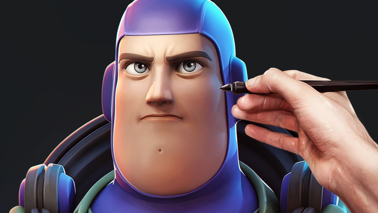 How to Sculpt Buzz Lightyear in 1 Minute - YouTube