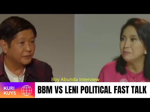 BBM vs LENI Political Fast talk! By Boy Abunda - YouTube