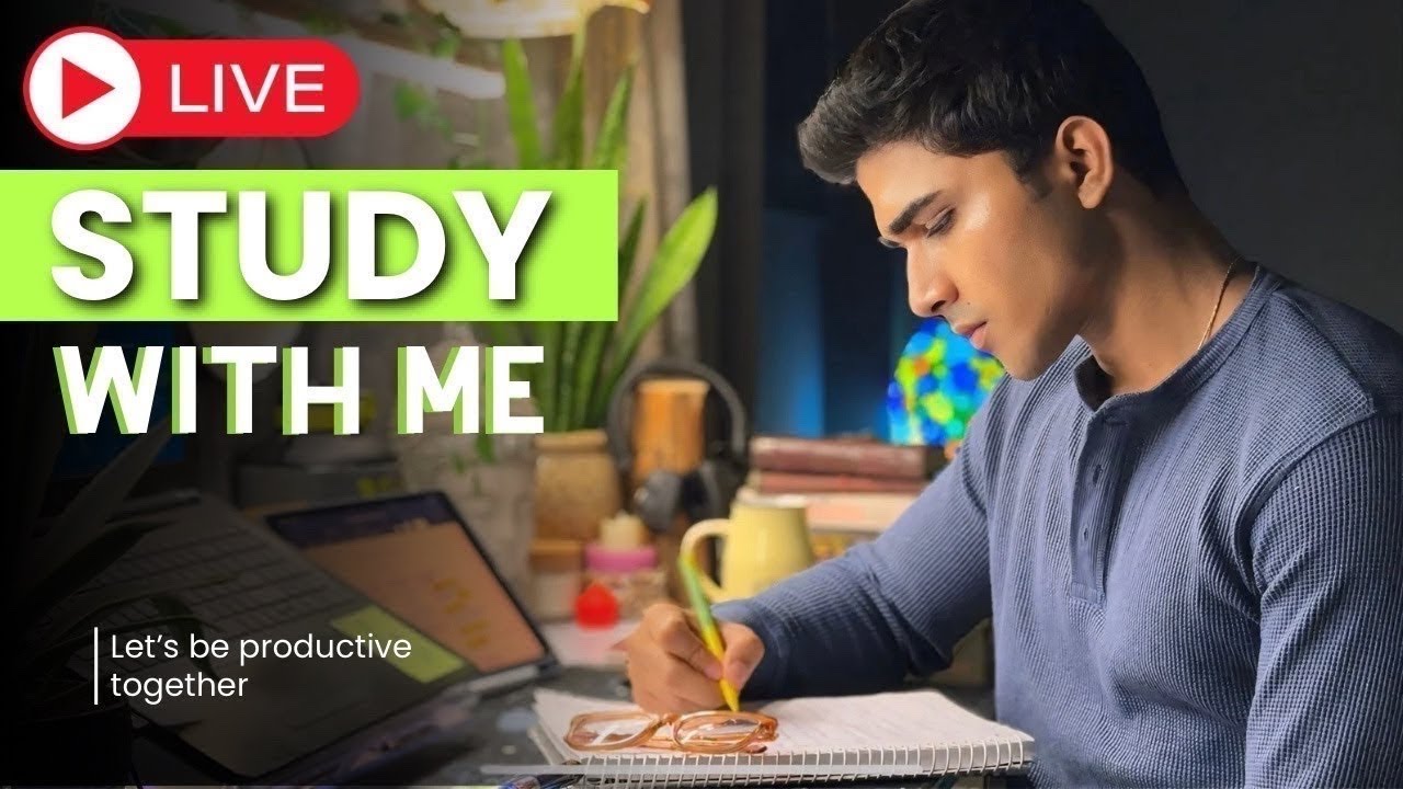 LIVE🛑 STUDY WITH ME - YouTube
