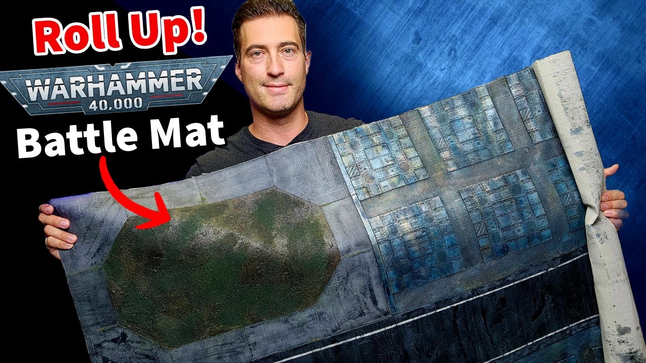 Make The BEST 40k Battle Mat Ever (That Rolls up!) - YouTube