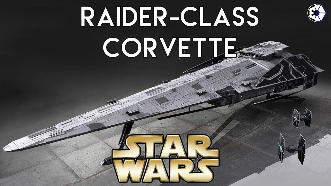 The Raider Class Corvette, a mini Venator without fighters - Ship ...