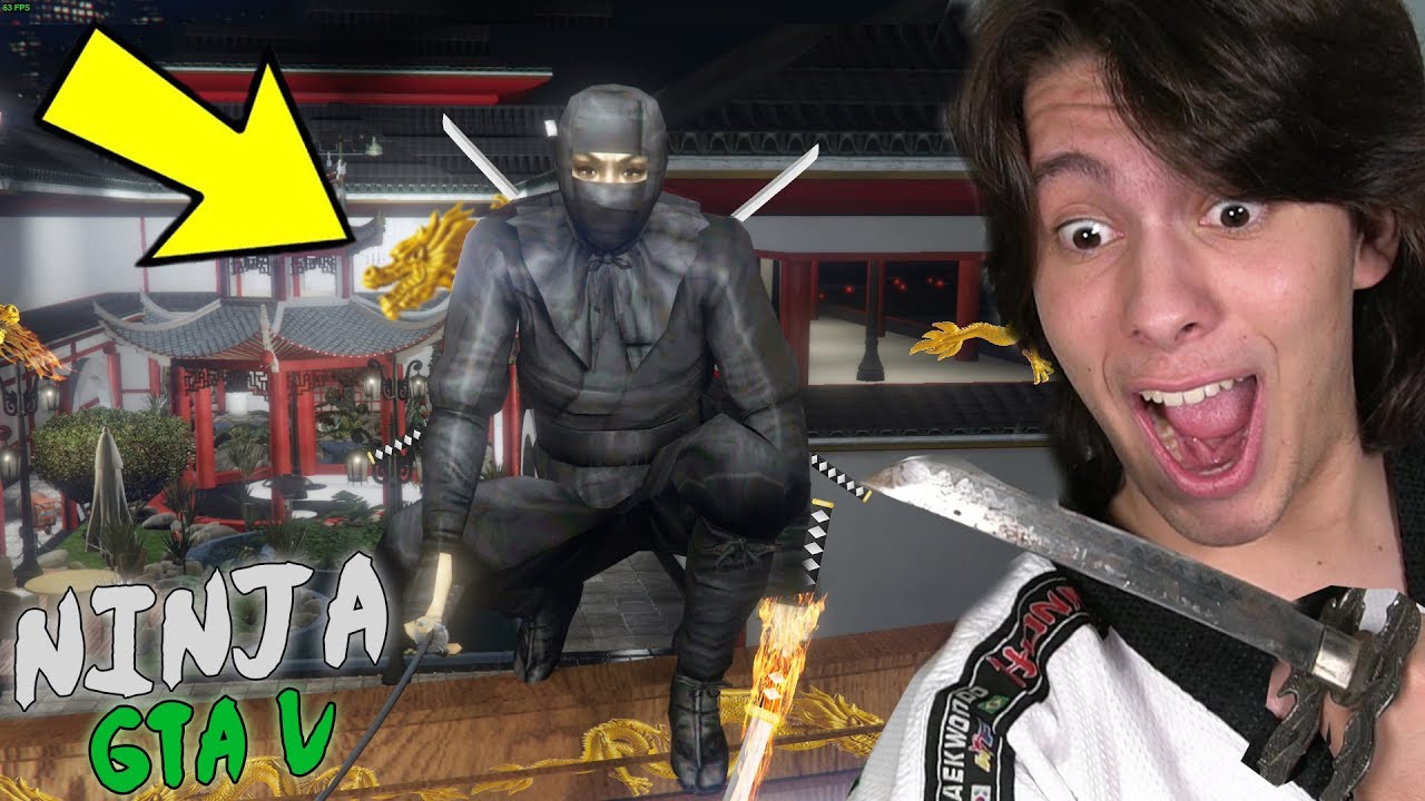 JOGANDO GTA 5 COMO UM NINJA!! (INCRÍVEL) - YouTube