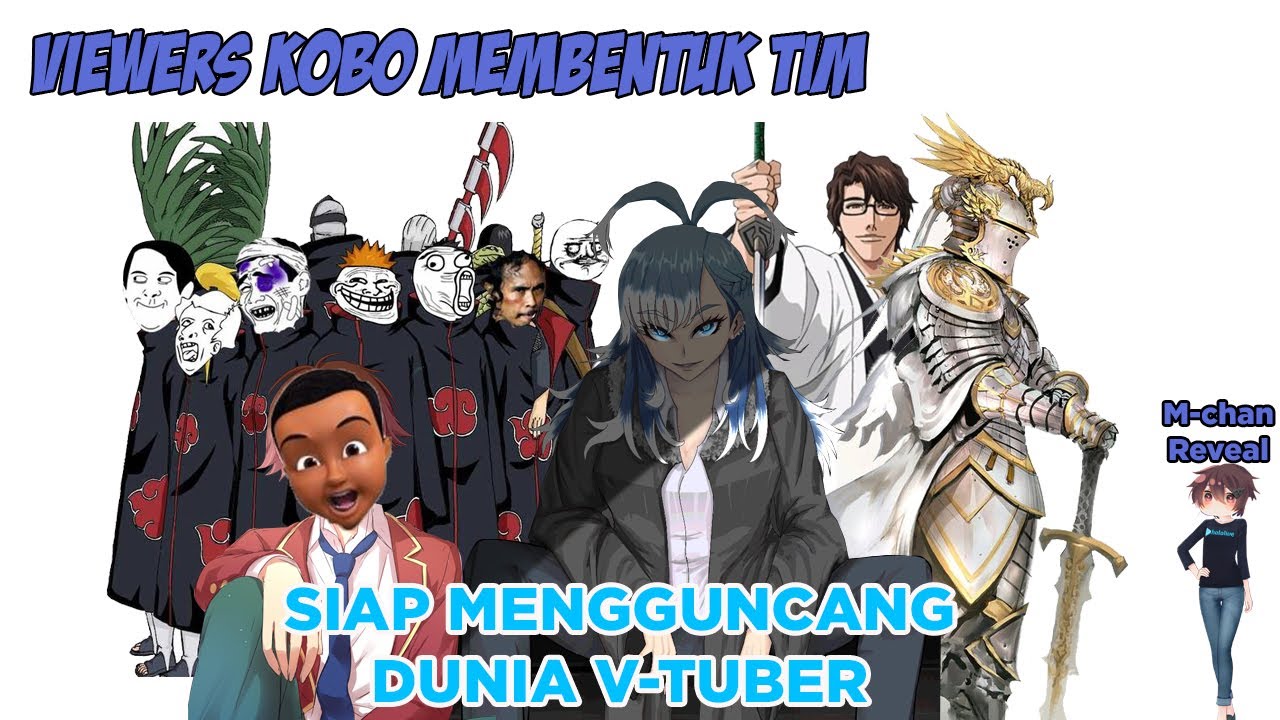 Kobo dan Viewer Siap mengguncang dunia V-Tuber , M-Chan Reveal ? - YouTube