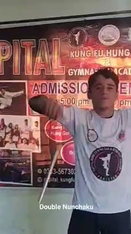 Double nunchaku basic steps performed by Faisal Khan - YouTube