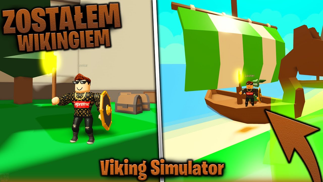 💥 Roblox 💥 Zostałem Vikingiem w Viking Simulator! Nowy tryb w Roblox ...
