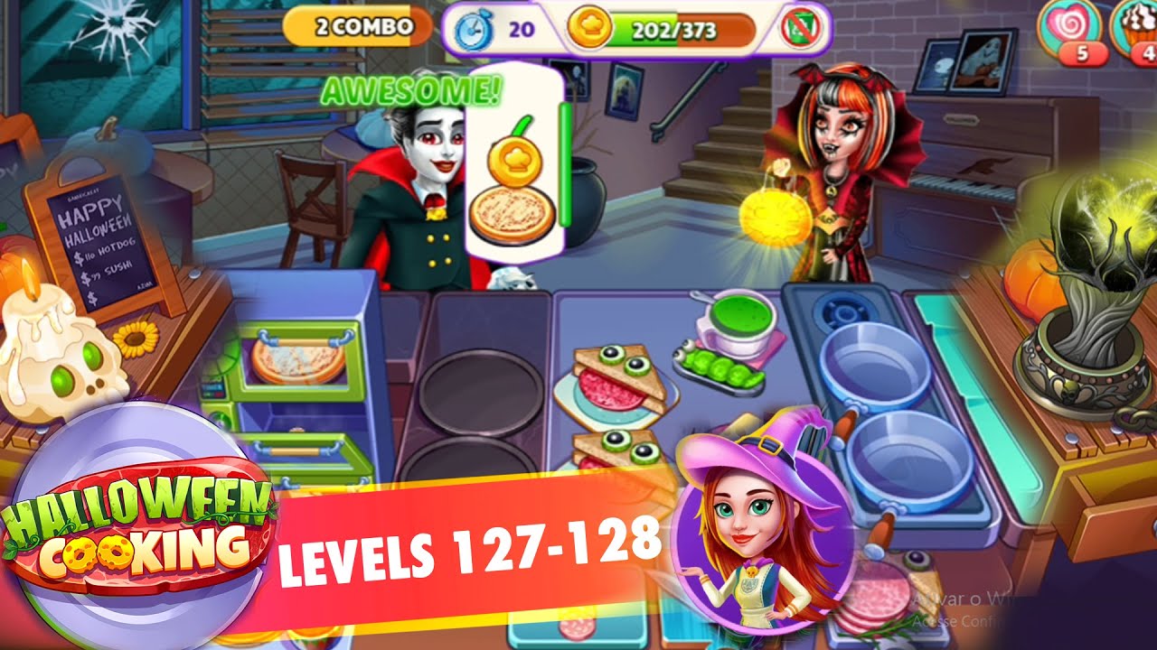 Google Play Pass: Halloween Cooking Game - Gameplay Levels 126-127 ...