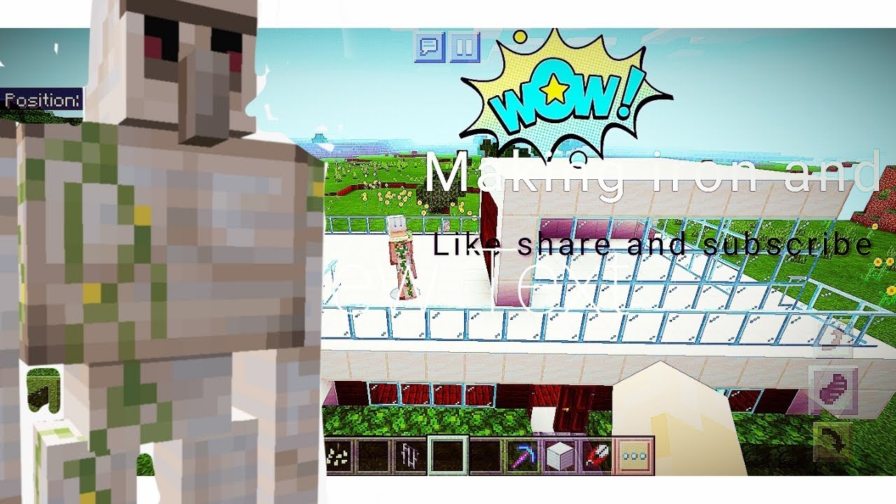How to make iron tools Minecraft #5 - YouTube