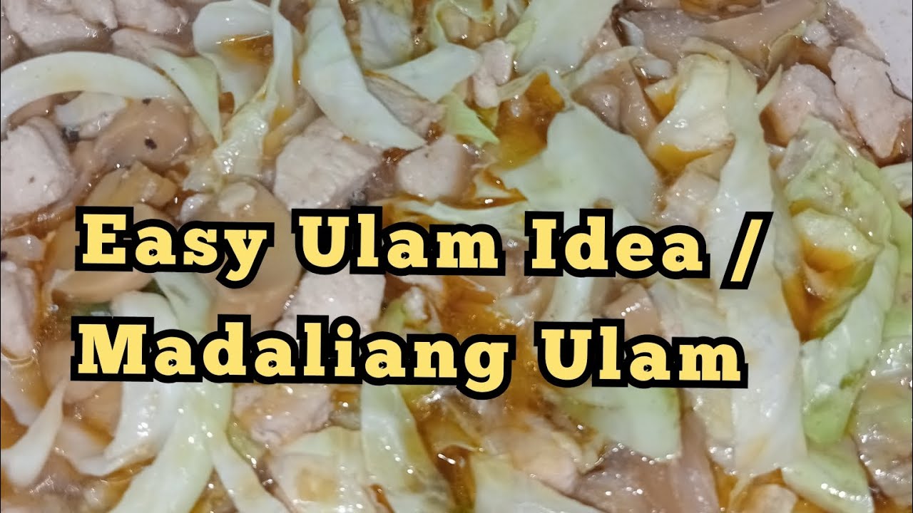 Easy Ulam Idea / Madaliang Ulam / Napakadali Pero masarap na ulam - YouTube