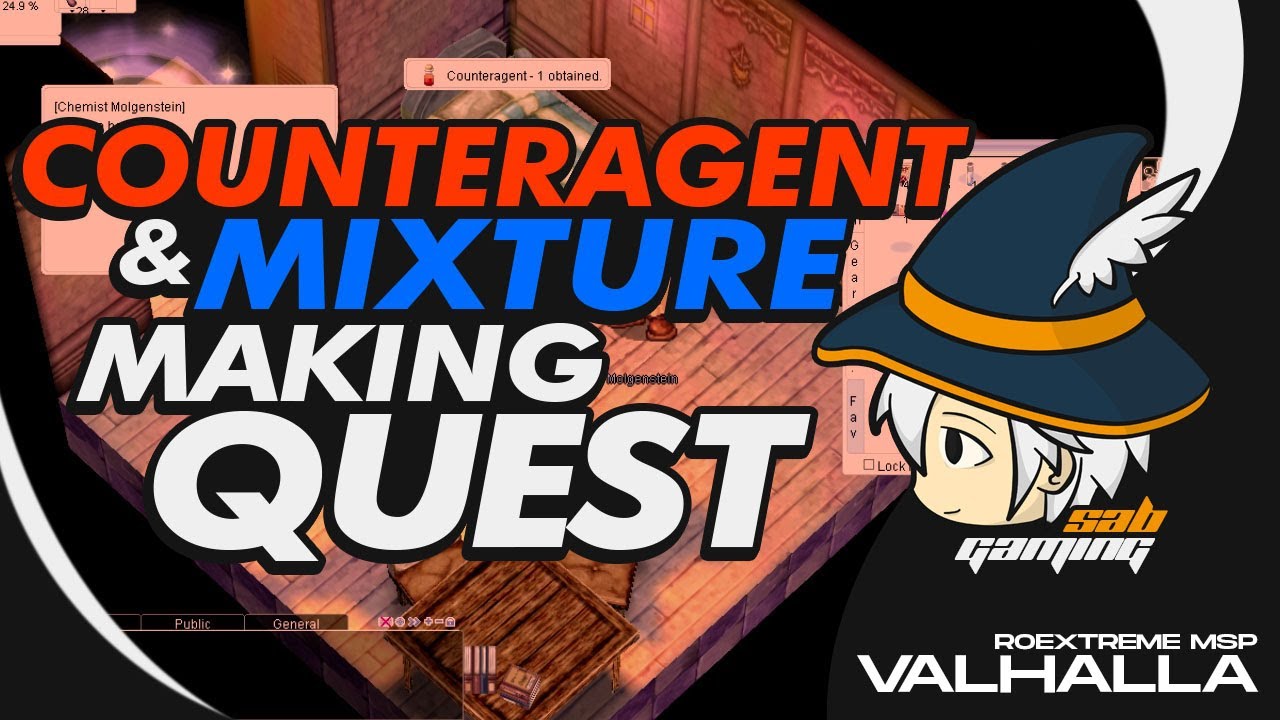 Counteragent & Mixture Making Quest - Ragnarok EXE MSP [Revo Classic ...