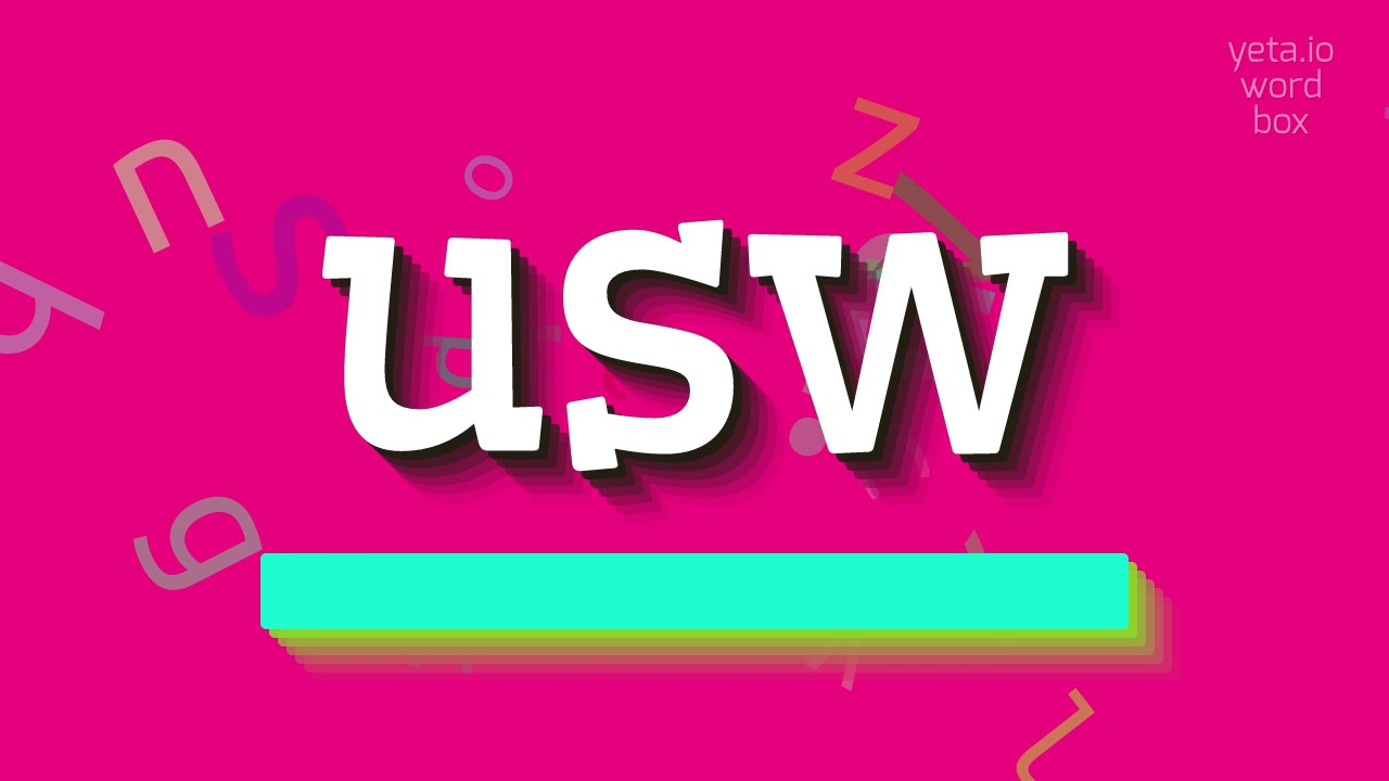 How to say "usw"! (High Quality Voices) - YouTube