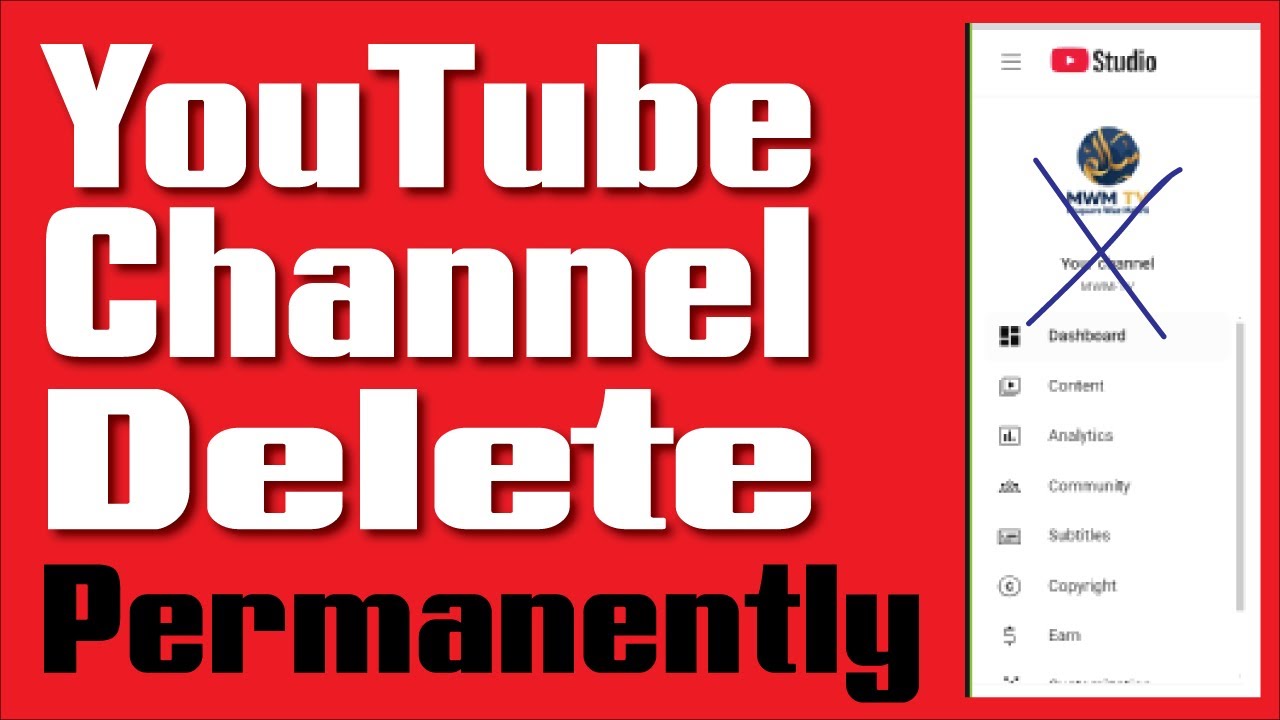 How to delete YouTube channel 2025 | Delete YouTube channel Permanently 2025 - YouTube