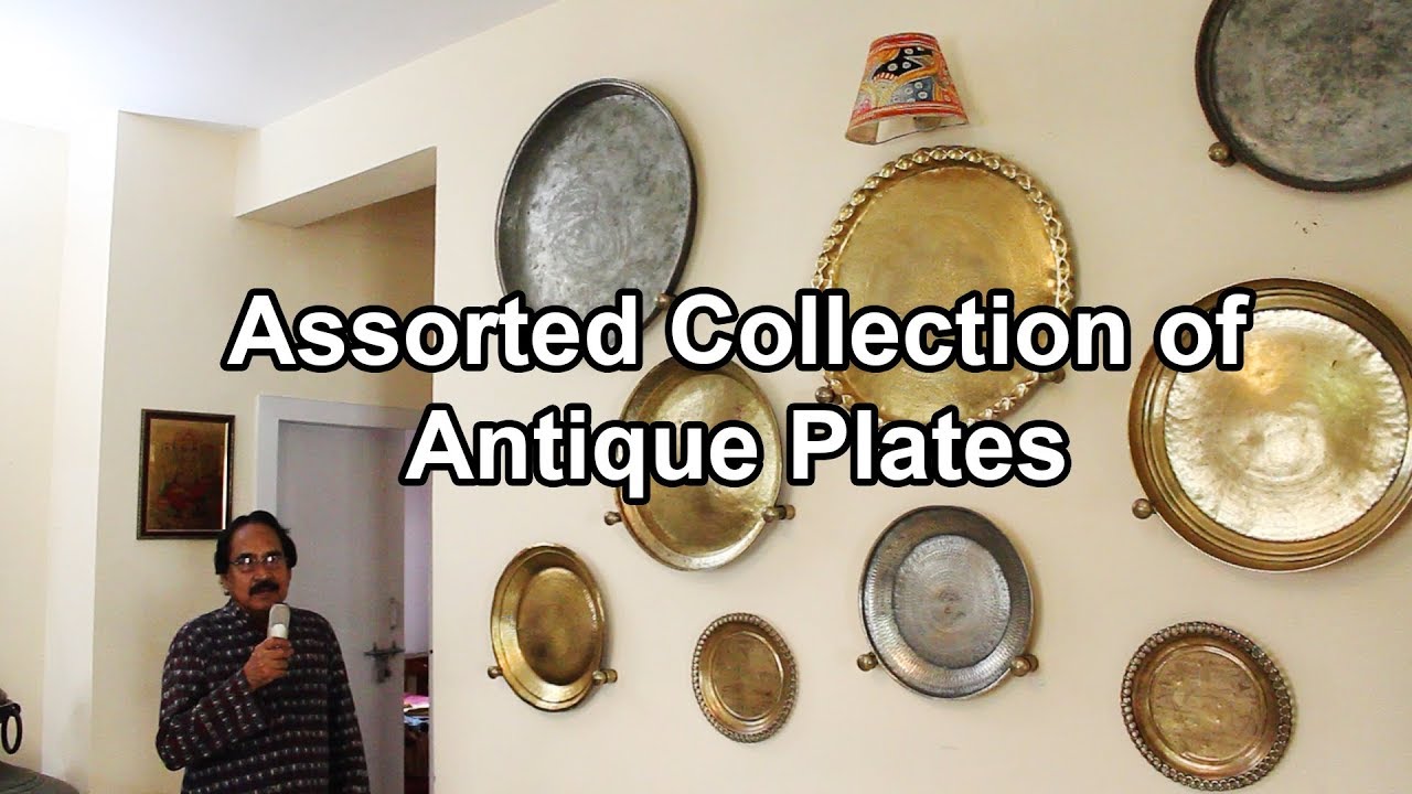 Assorted Collection of Antique Plates - YouTube