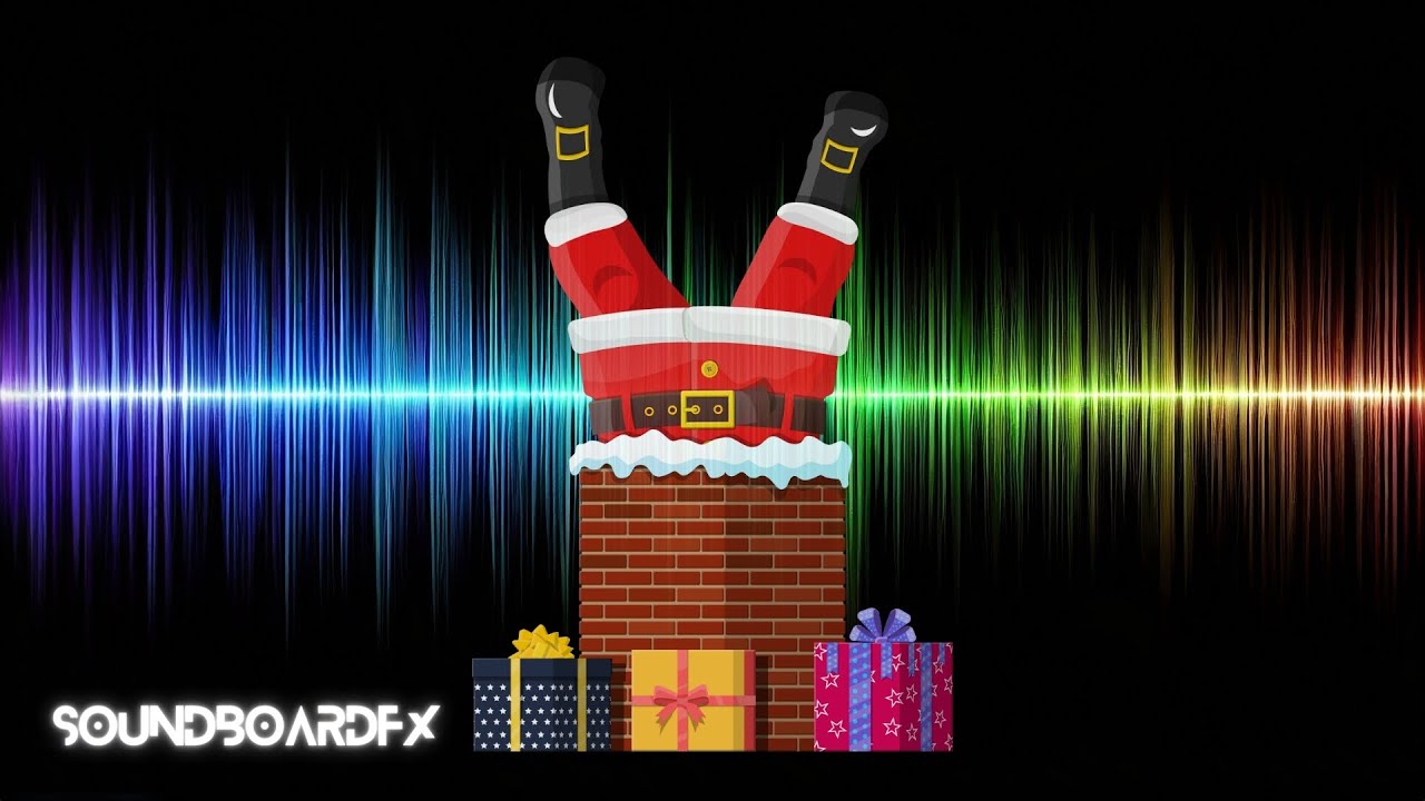 Santa Claus Falling Down Chimney Sound Effect: Funny Christmas Audio ...