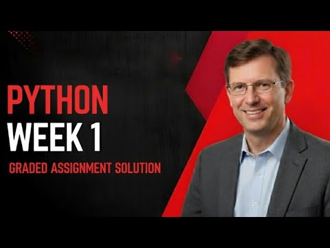 Python Week 1 Graded Assignment |IITM BS Degree | GA Solutions - YouTube