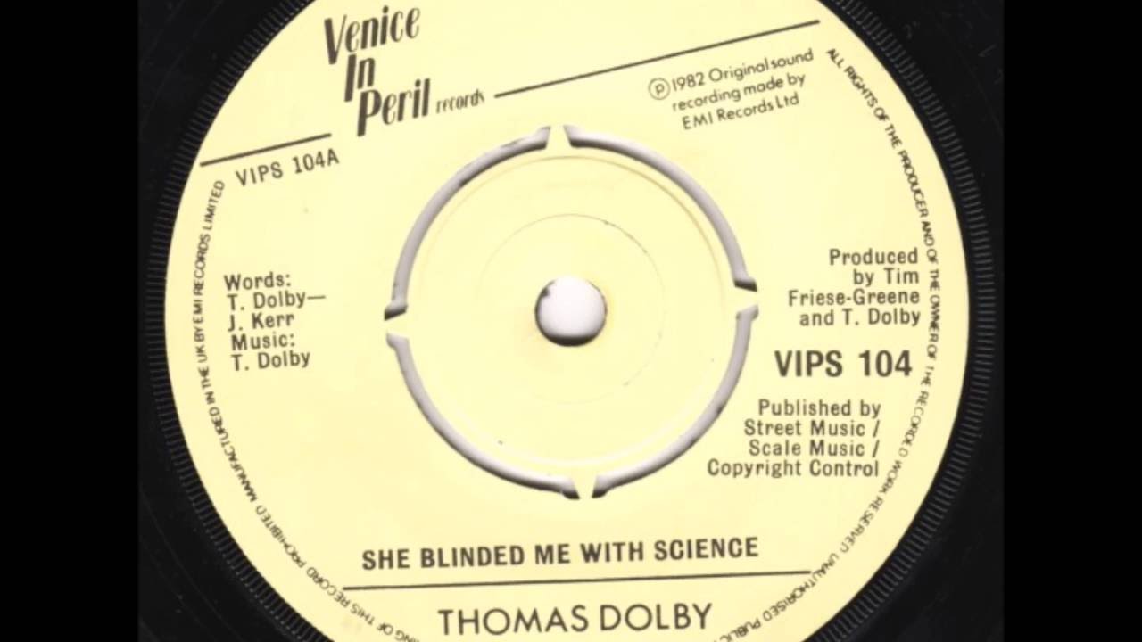Thomas Dolby - She Blinded Me With Science - BREAKS 1982 - YouTube