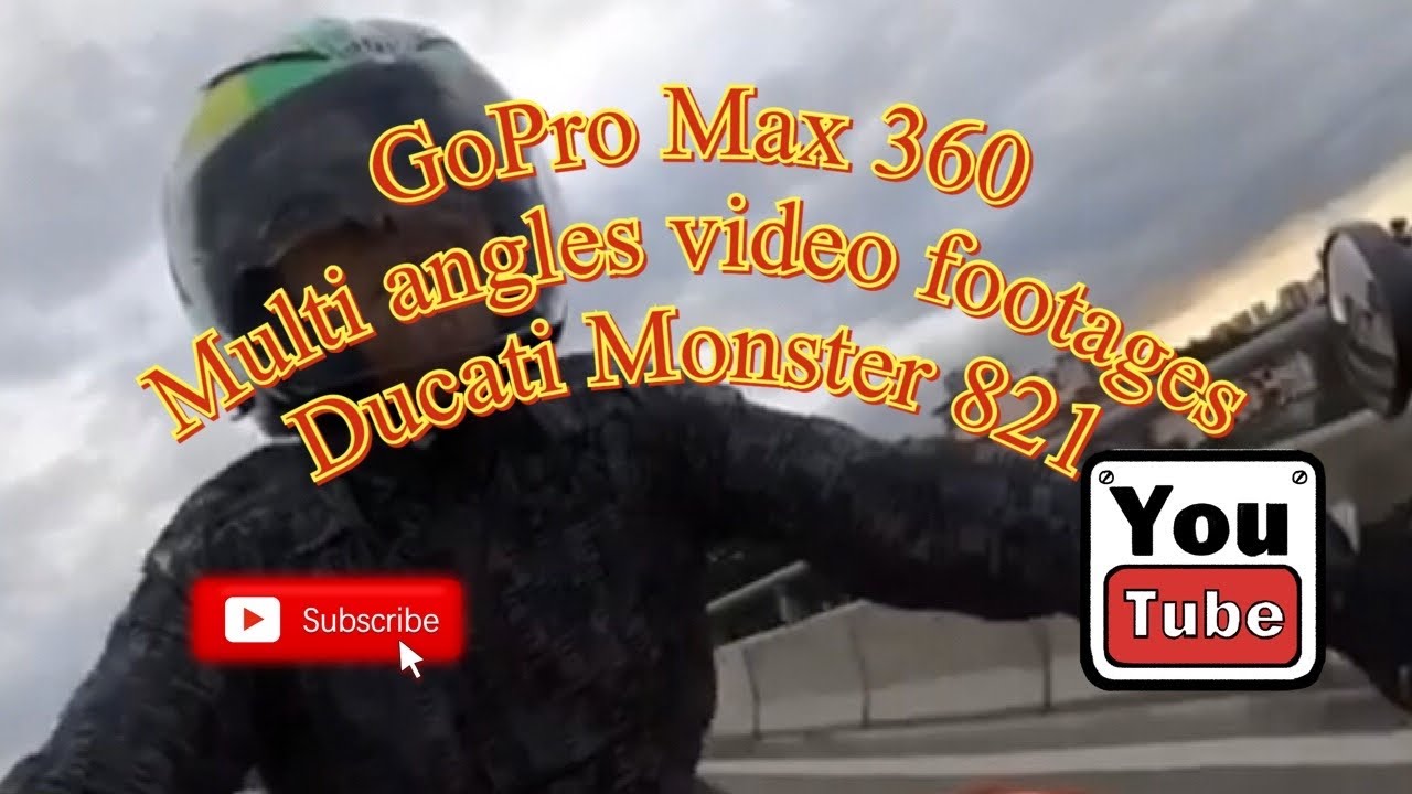 GoPro Max 360 - Ducati Monster 821 handle bar mount with multiple ...