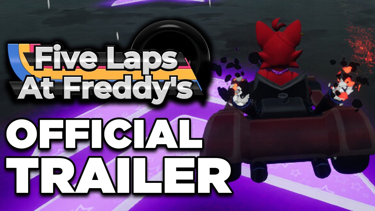 A NEW FNAF RACING GAME!? - FIVE LAPS AT FREDDY'S TRAILER (Reaction and ...