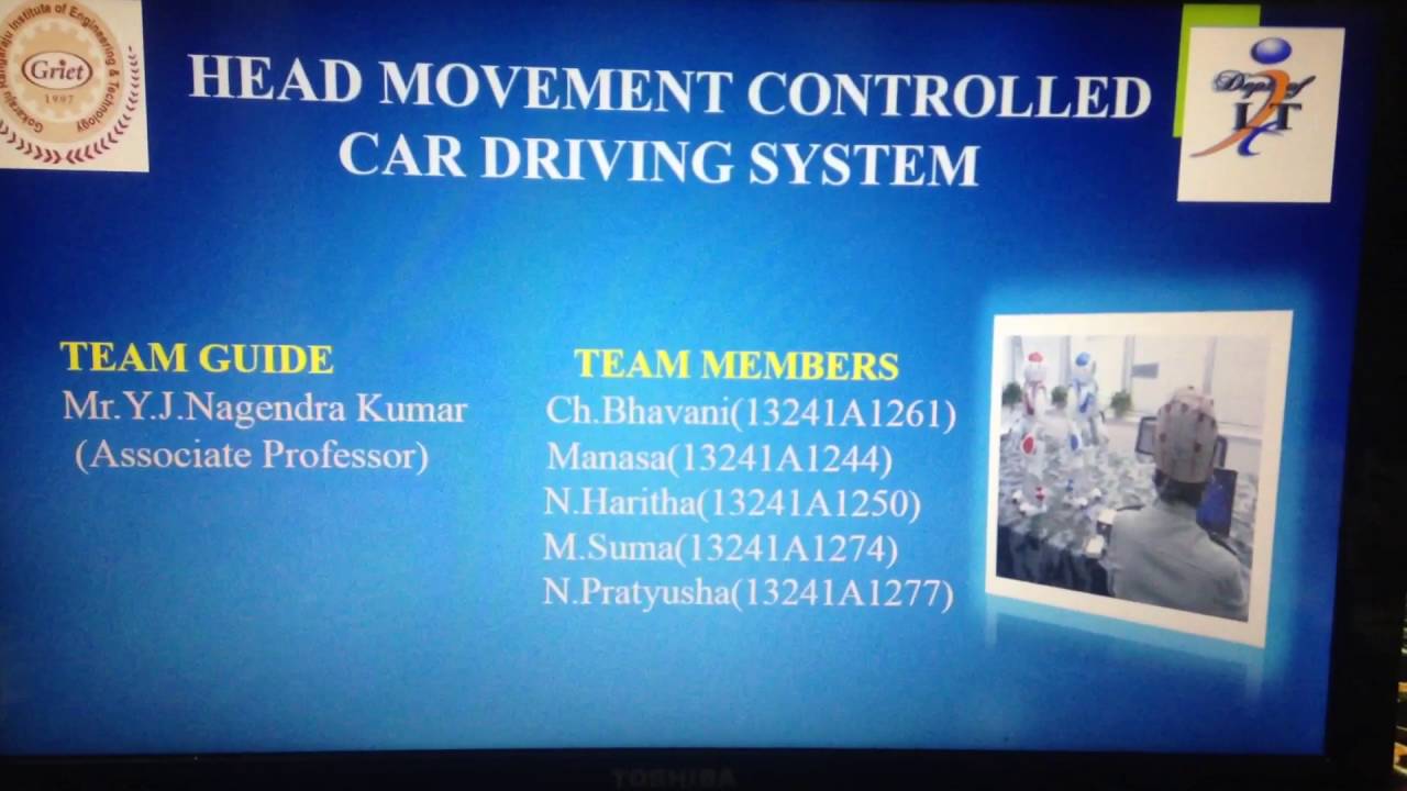 Group 12- Head Movement Controlled Car Driving System - YouTube