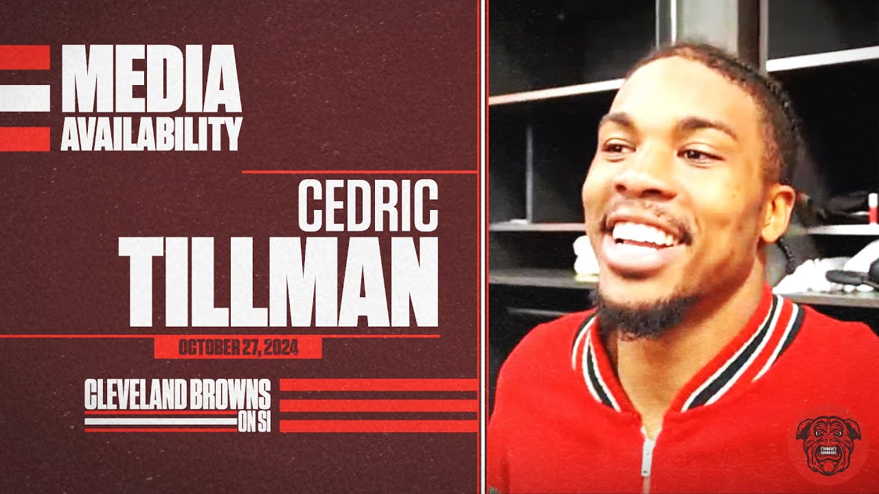 Cleveland Browns Wide Receiver Cedric Tillman Meets with Media After 29 ...