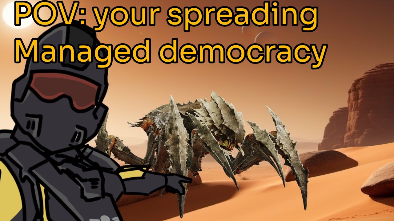Brain-rot and robots, with brain-dead helldivers - YouTube