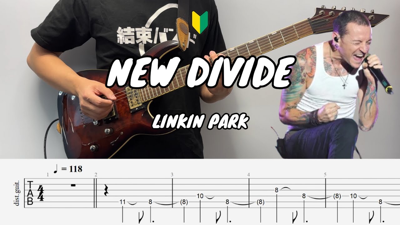 【TAB】🔰New Divide / Linkin Park | Electric Guitar - YouTube
