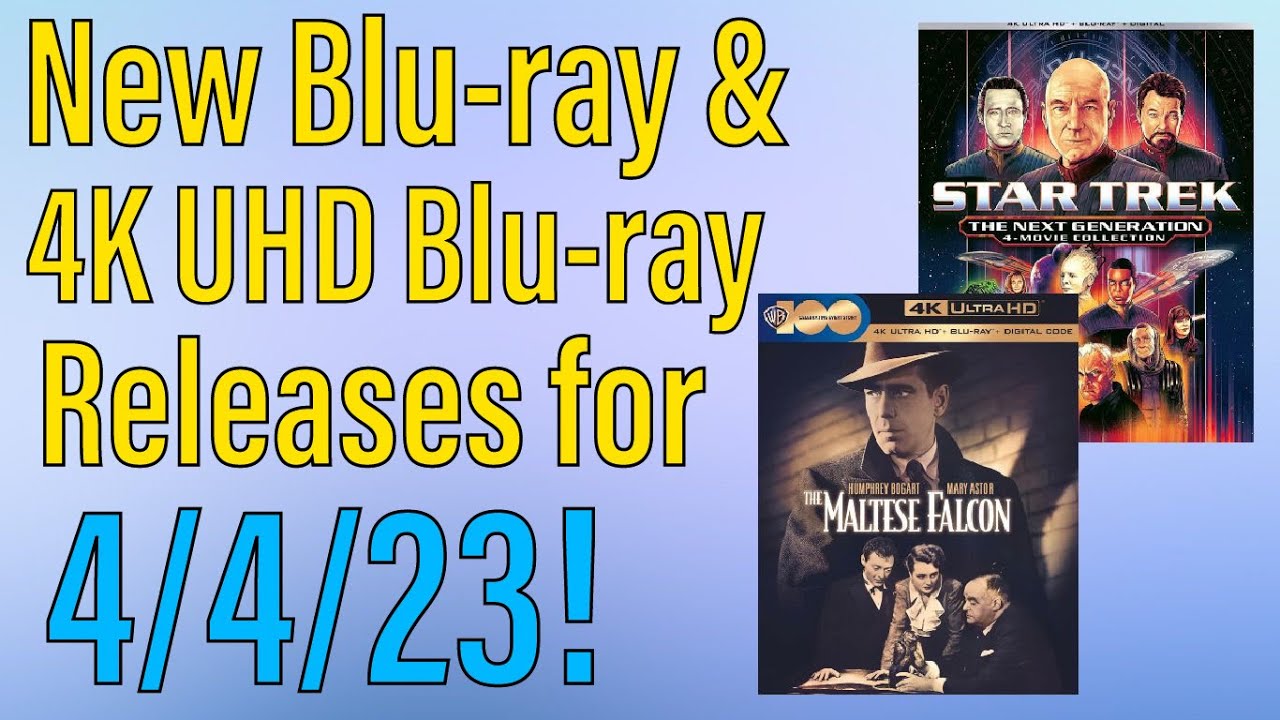 New Blu-ray & 4K UHD Blu-ray Releases for April 4th, 2023! - YouTube