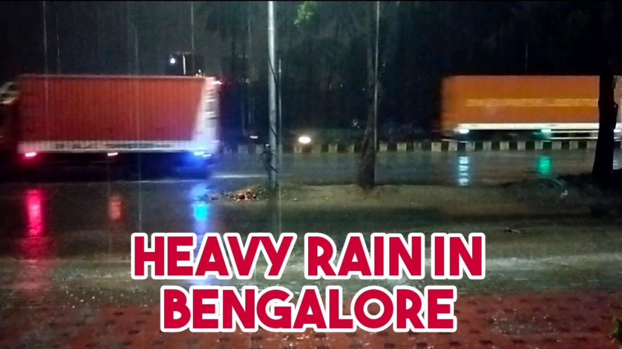 Heavy Rain In Bengalore (Hebbal) - YouTube