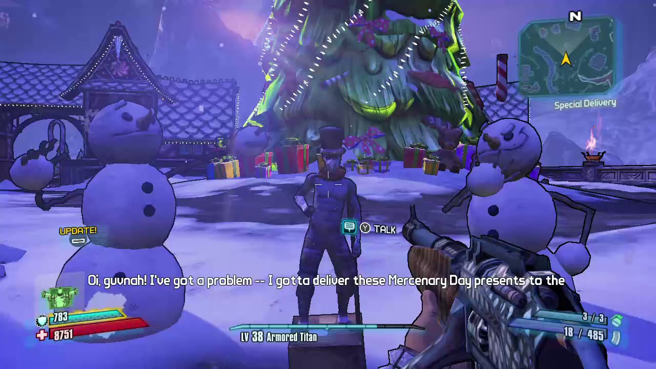 The evil snowman comes, with his snowbound destroyers of ice(eventually ...