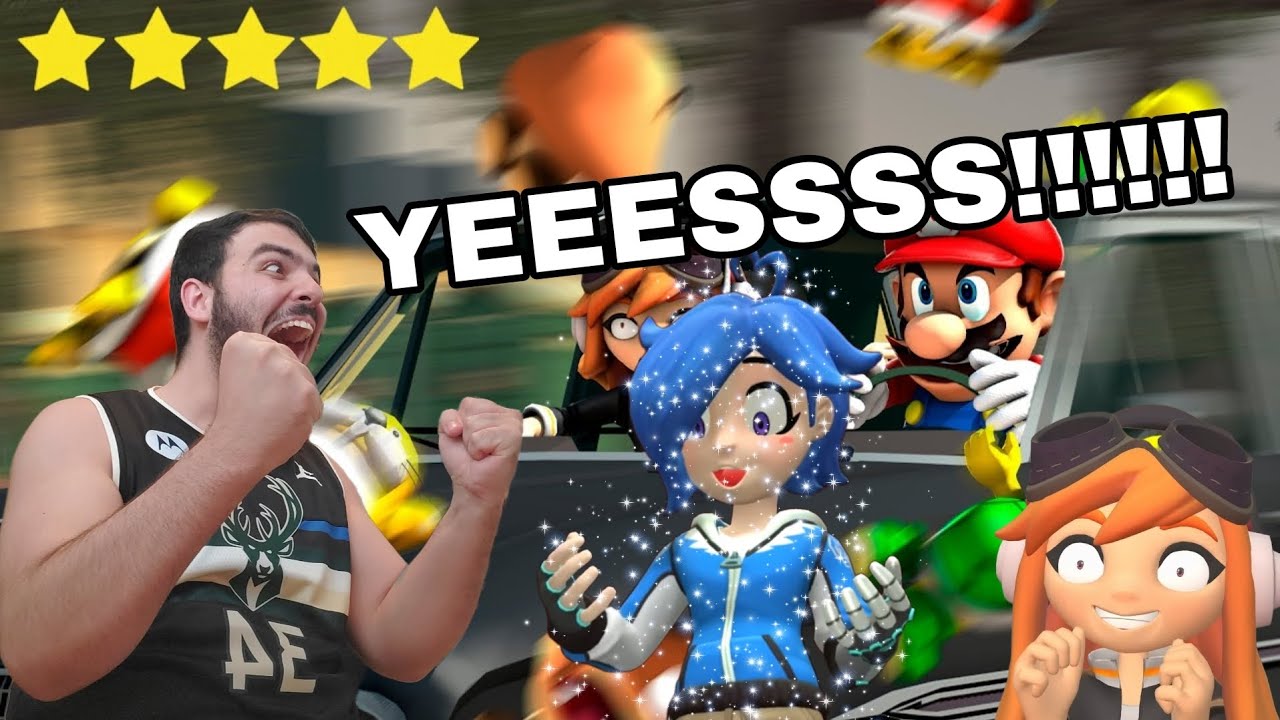 TARI FINALLY GOT HER NEW DESIGN | SMG4: GRAND THEFT MARIO REACTION ...