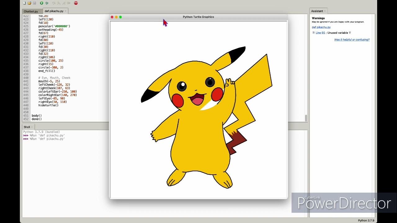Pikachu in python! - YouTube