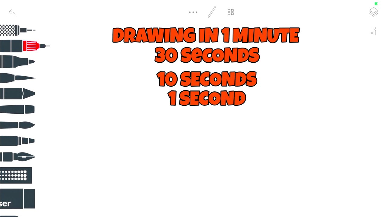 Drawing in ???? Minutes/Seconds - YouTube