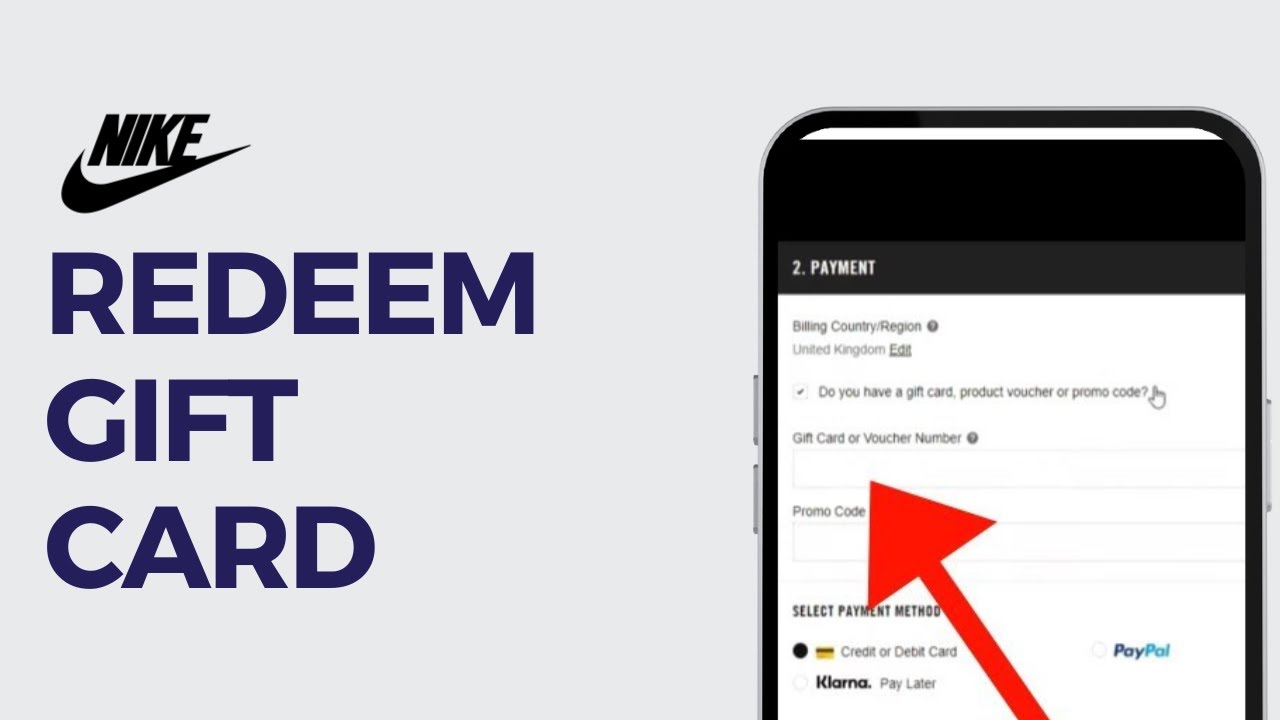 How To Redeem Nike Gift Card! 2023 | Using Nike Gift Card Online! - YouTube