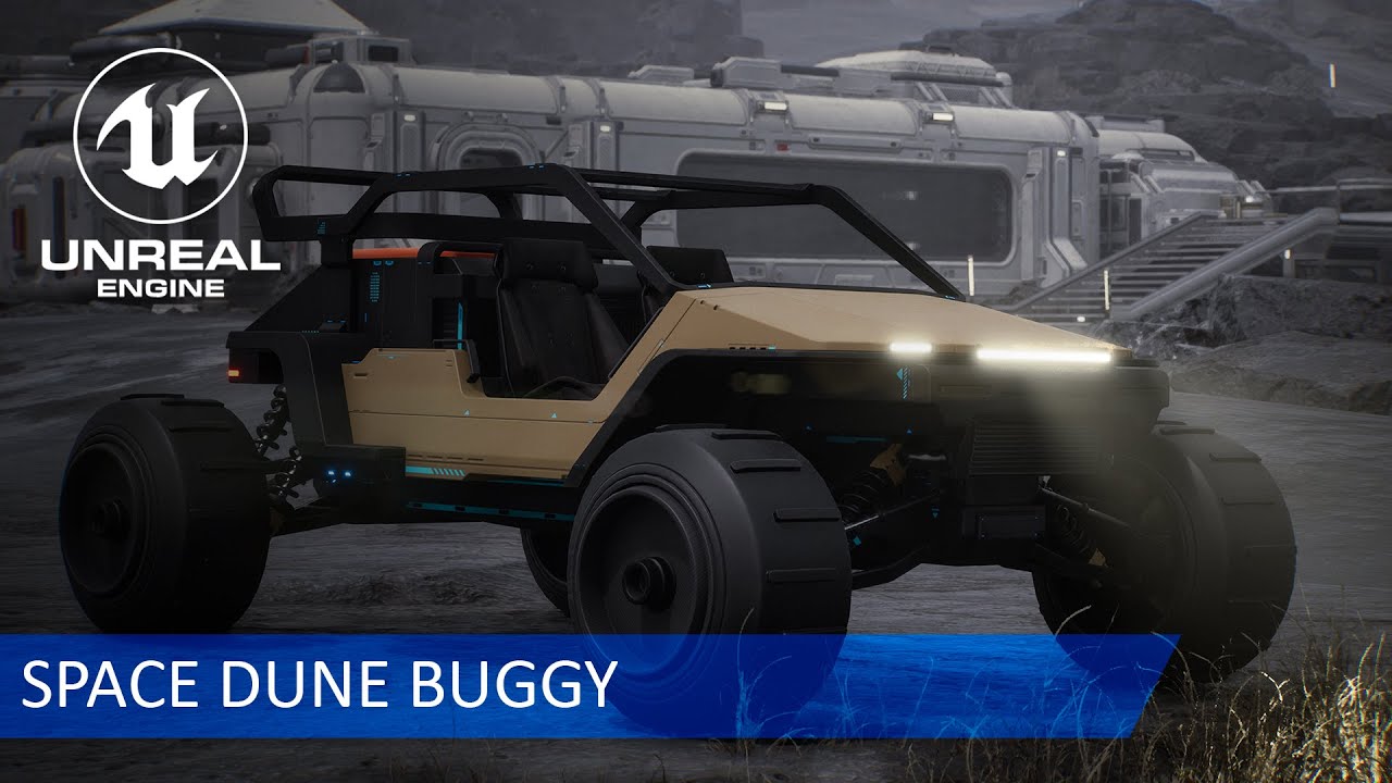 Space Dune Buggy - FAB Unreal Engine Vehicle Asset - YouTube
