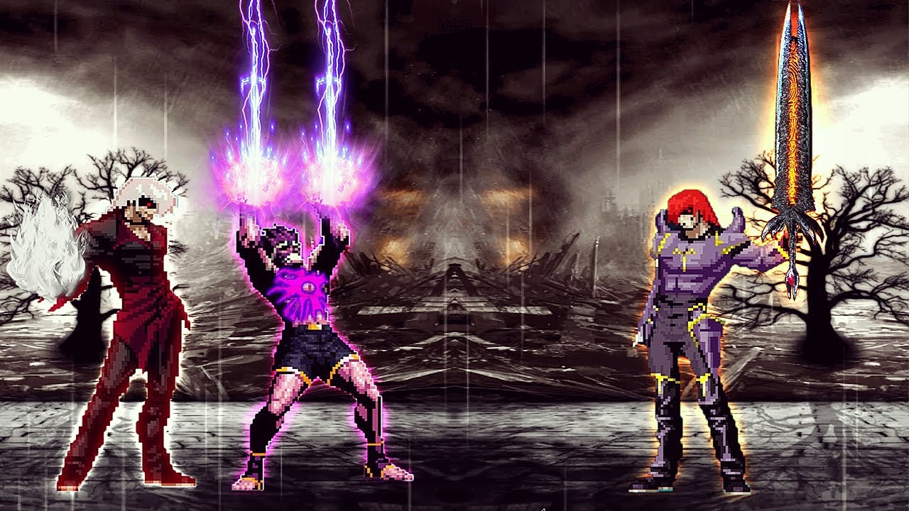 Shulymus & Orochi Joe Vs Destruction Element | Genisys Mugen War - YouTube