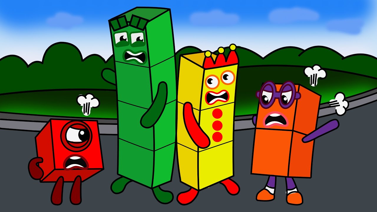 OMG, What Happened While They Were Fighting ? Numberblocks Fanmade Coloring Story - YouTube