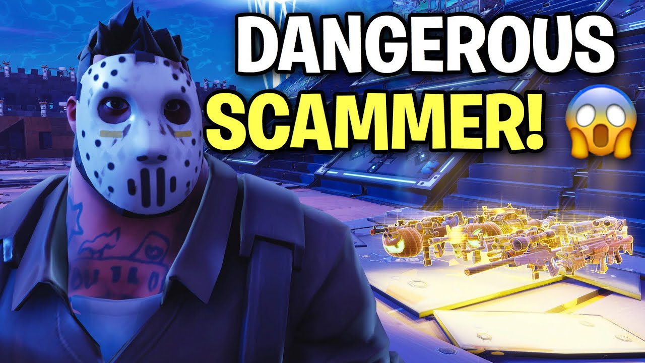 I just met a VERY Dangerous Scammer! 😱😳 (Scammer Get Scammed) Fortnite ...