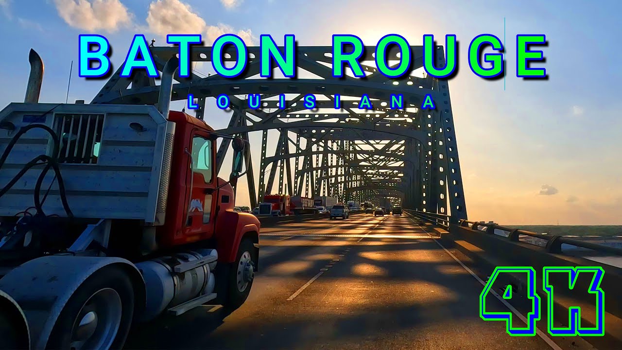 Baton Rouge Drive Part 2/2, Louisiana USA 4K - UHD - YouTube