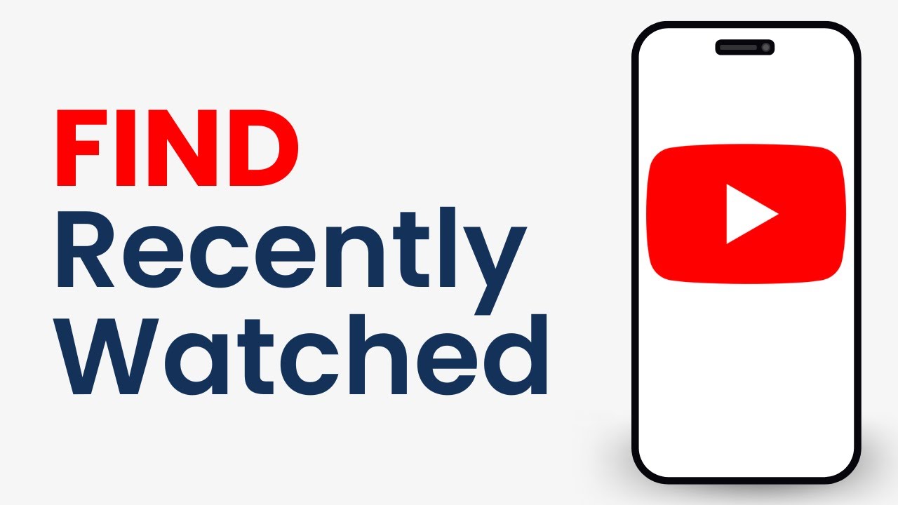 How to See Recently Watched Videos on Youtube - YouTube
