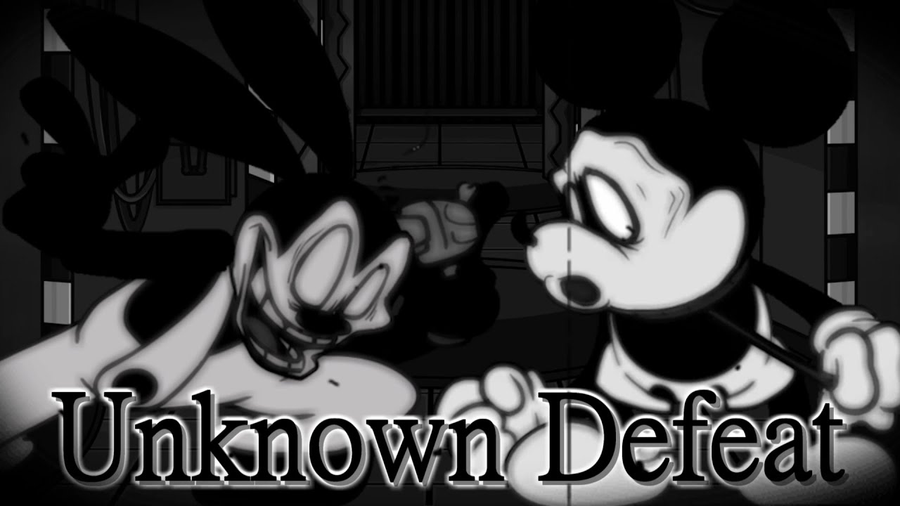 【FNF】Unknown Defeat but Oswald and Mickey Mouse sings it - YouTube